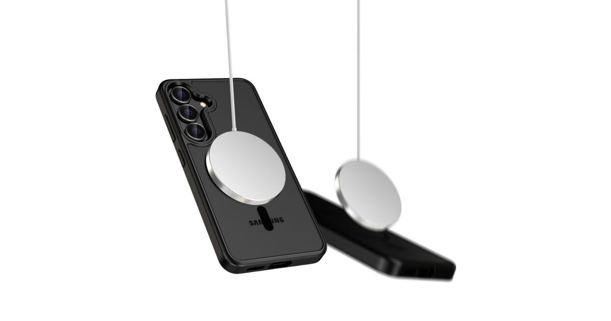 Tech-Protect MagMat MagSafe tok Motorola Moto G86 5G-hez - matt fekete ...