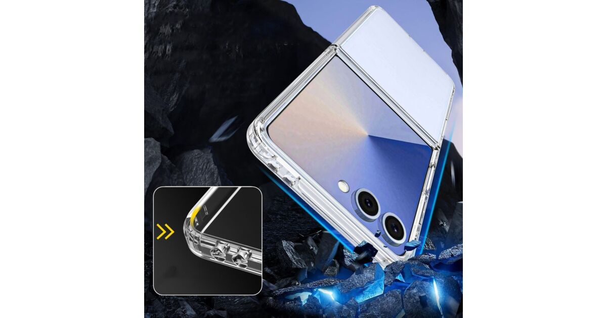 Tech-Protect FlexAir hibrid tok Samsung Galaxy Z Flip 7-hez - átlátszó ...