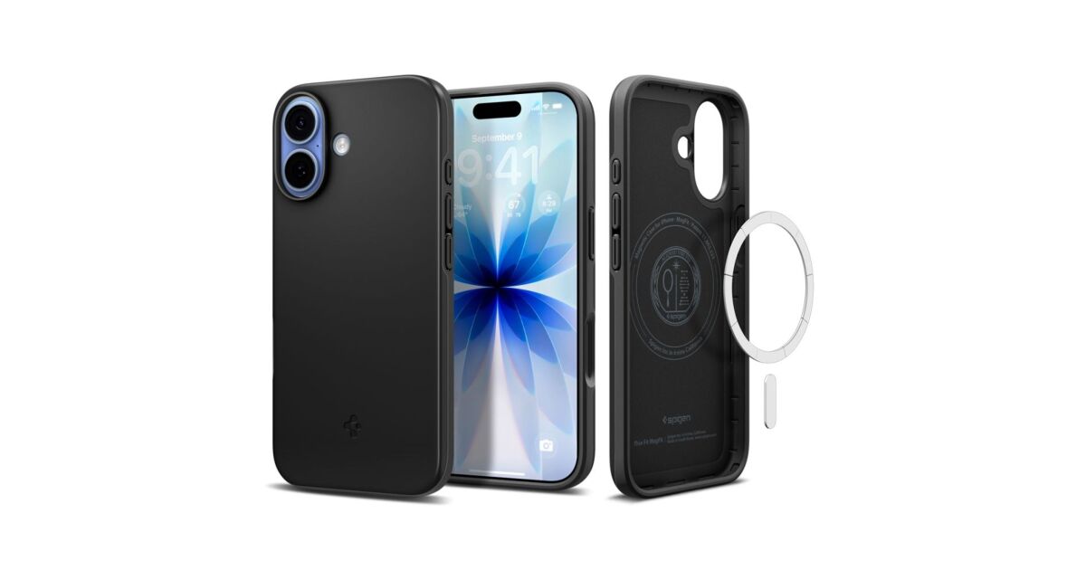 Spigen Thin Fit MagSafe tok iPhone 17-hez - fekete | Pepita.hu