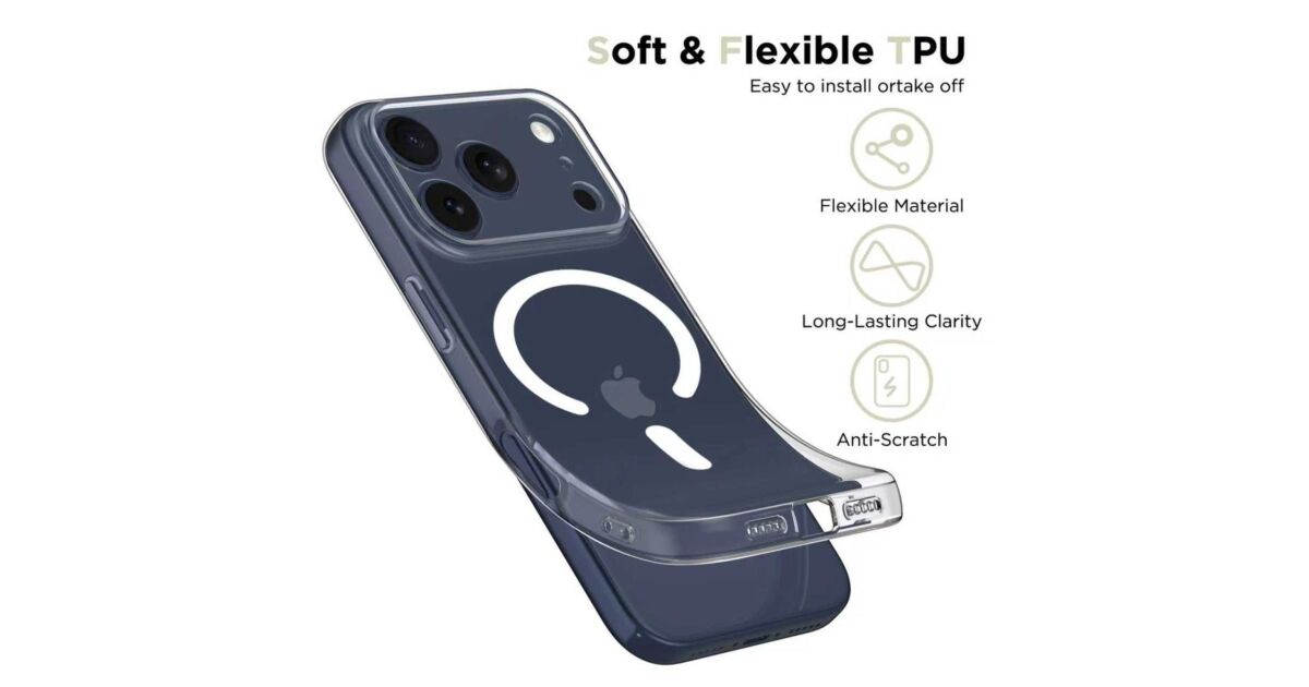 Tech-Protect FlexAir MagSafe tok iPhone 17 Pro Maxhoz - átlátszó ...