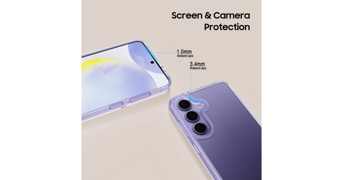 Tech-Protect FlexAir hibrid tok Samsung Galaxy S25 FE-hez - átlátszó ...