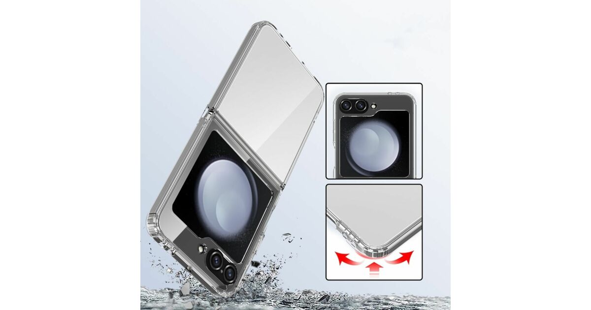 Tech-Protect FlexAir hibrid tok Samsung Galaxy Z Flip 6 / 7 FE-hez ...