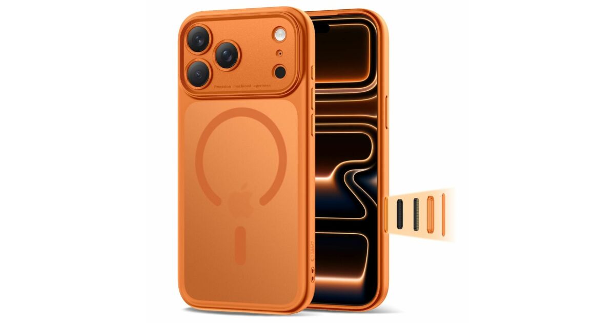 Tech-Protect Magpeak Magsafe CC tok iPhone 17 Pro Maxhoz - matt ...