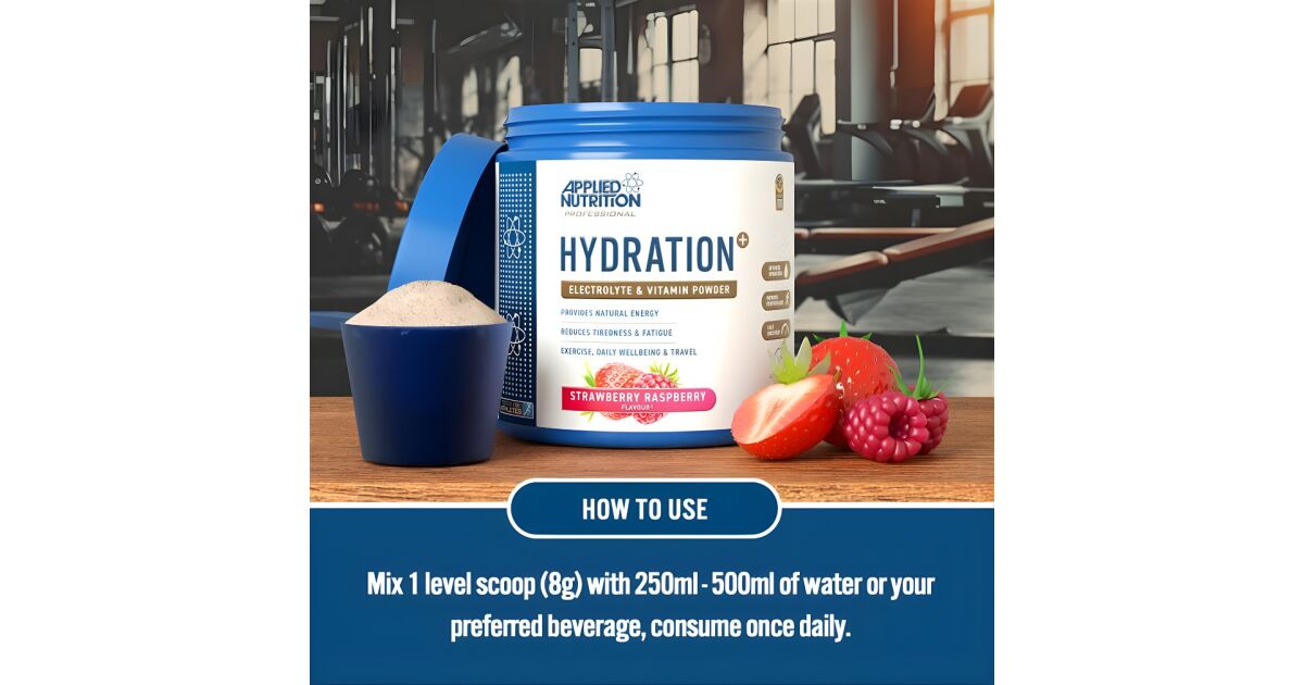 Applied Hydration - Elektrolit és Vitamin italpor - eper és málna ...