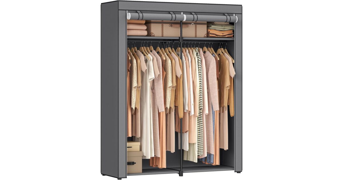 Kleiderschrank Stoff Poco