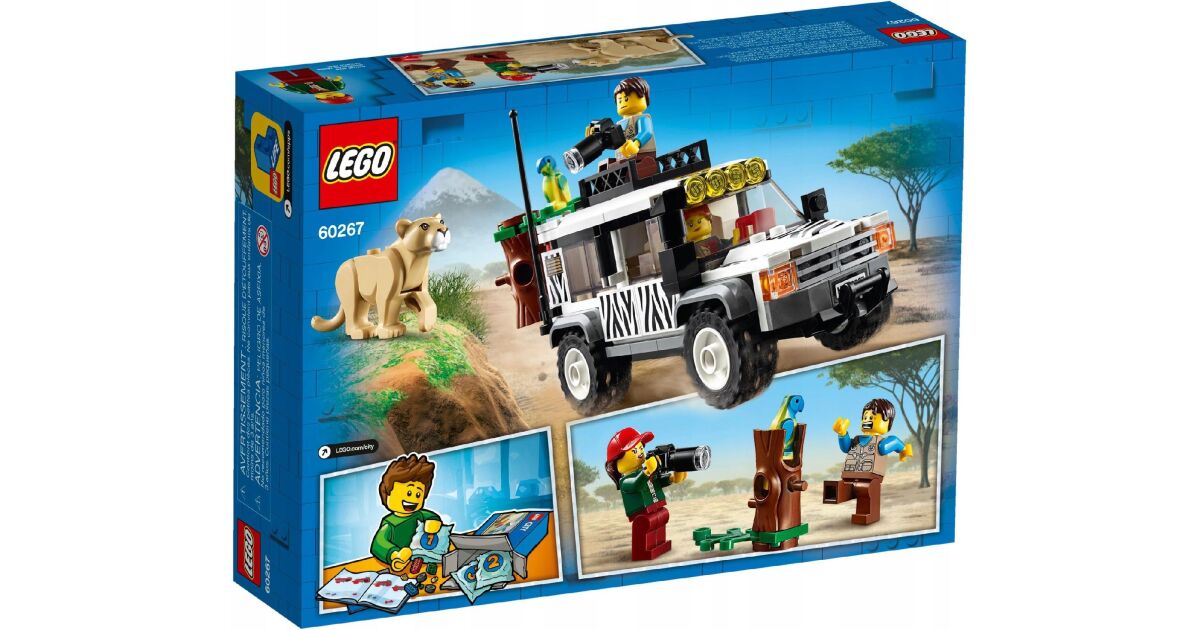 LEGO City 60267 Terepjáró Szafari Oroszlán Oroszlán Papagáj | Pepita.hu