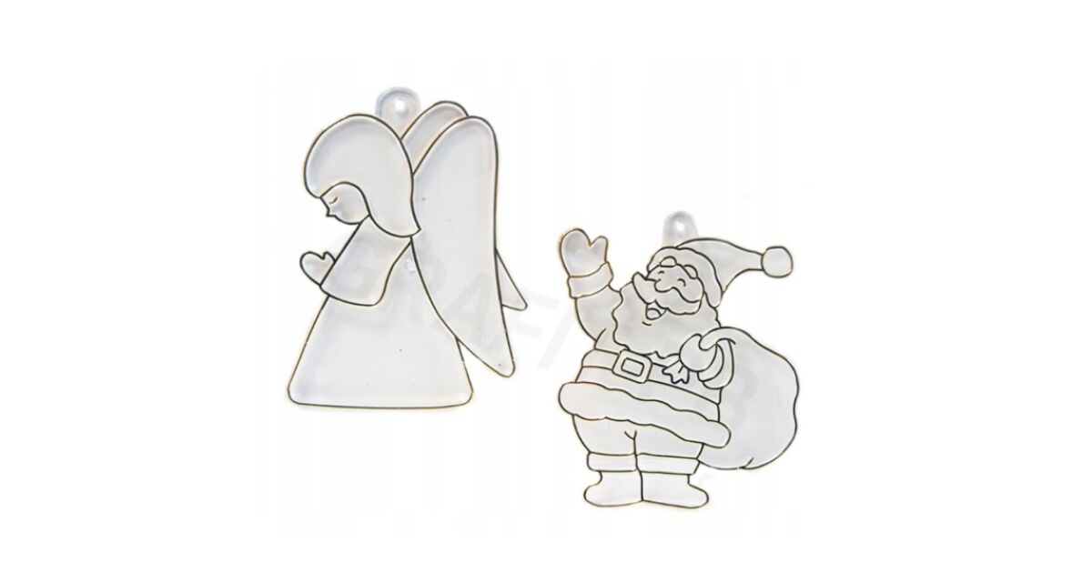 Karácsonyi üvegfesték készlet AMOS Glass Deco Sun Deco Christmas, 6x10 ...