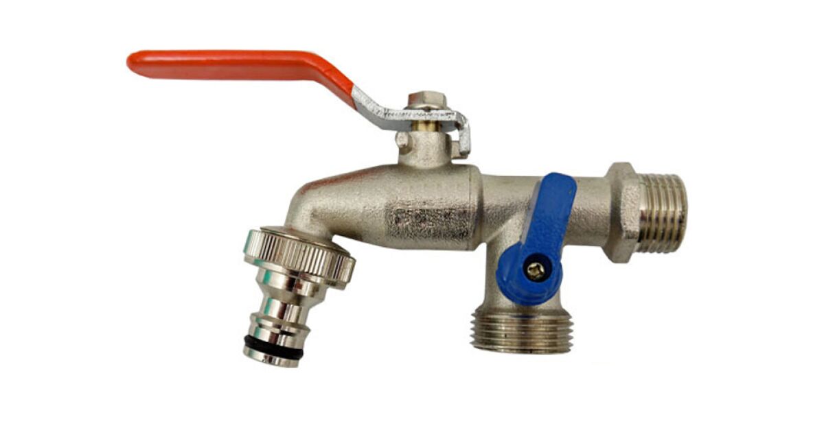 Dupla kerti csap 3/4” | Pepita.hu