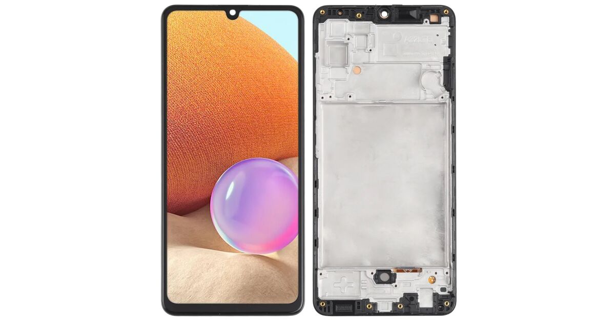 LCD Kijelző + Érintőképernyő Samsung Galaxy A32 4G A325 A325 A325F OLED ...