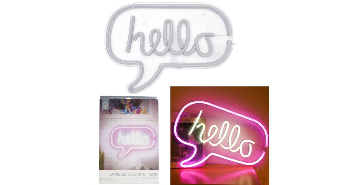 HELLO Neon LED Lámpa | Pepita.hu