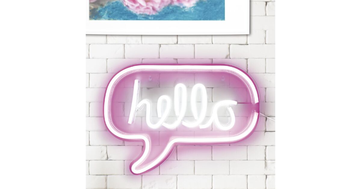 HELLO Neon LED Lámpa | Pepita.hu