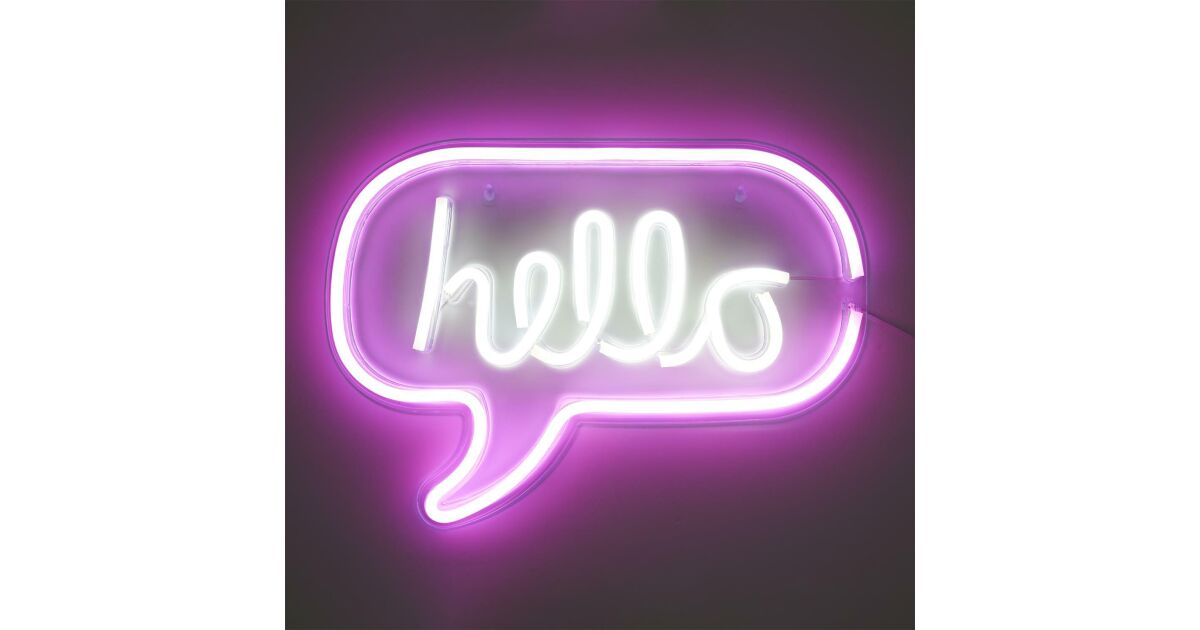 HELLO Neon LED Lámpa | Pepita.hu