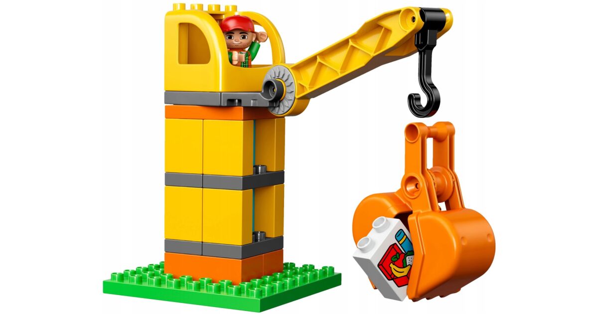 LEGO DUPLO 10813 ÉPÍTŐAUTÓ DÖNTŐAUTÓ DARU BULDÓZER | Pepita.hu