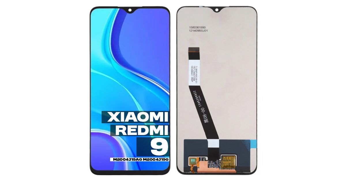 XIAOMI Redmi 9 M2004J19AG M2004J19G TFT LCD Kijelző + Érintőképernyő ...