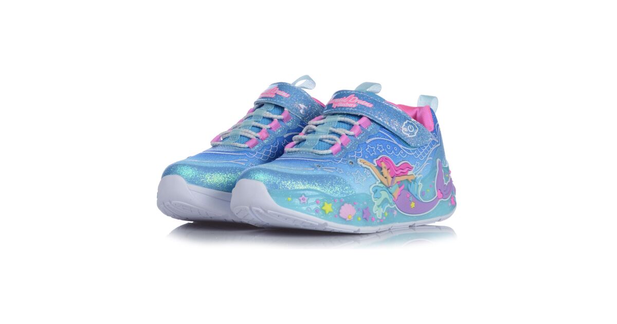 Skechers Mermaid Dreams 303060LBLMT Gyerek Kék 27.5 Sportcipő | Pepita.hu