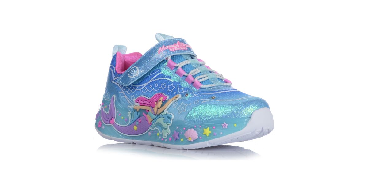 Skechers Mermaid Dreams 303060LBLMT Gyerek Kék 27.5 Sportcipő | Pepita.hu