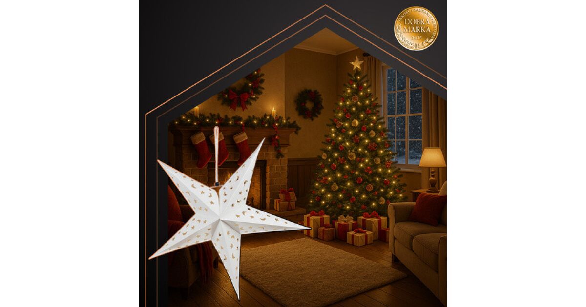3D LED Star - 60cm Ruhhy 20076 | Pepita.hu