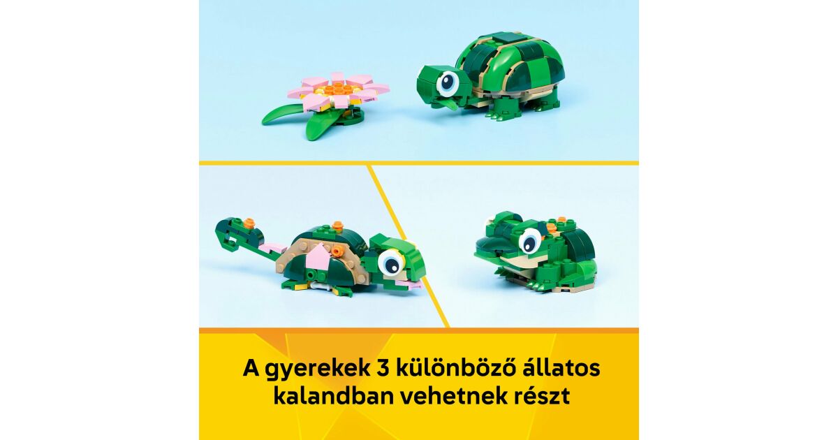 LEGO® LEGO Creator Țestoasă cu o floare de nufăr 31377 | Pepita.com