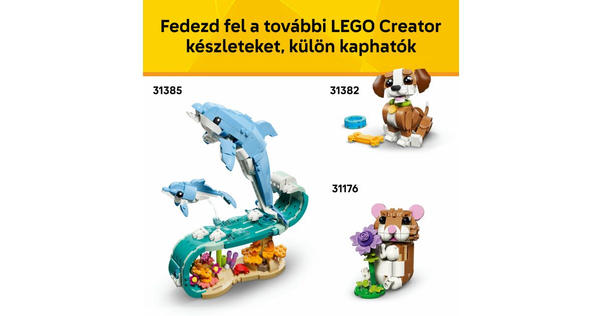 LEGO® LEGO Creator Țestoasă cu o floare de nufăr 31377 | Pepita.com