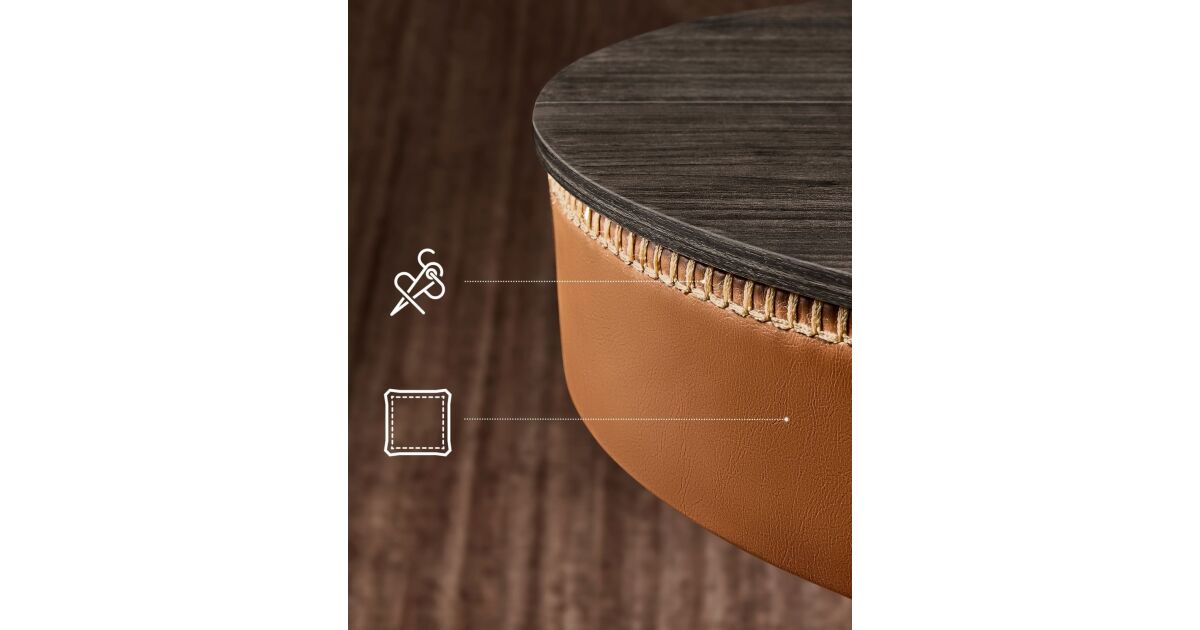 Masa de bar maro caramel, 59x59x(83-105) cm â€“ inaltime reglabila ...