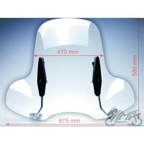 Predné sklo na motocyklový skúter AW9952 | Pepita.com