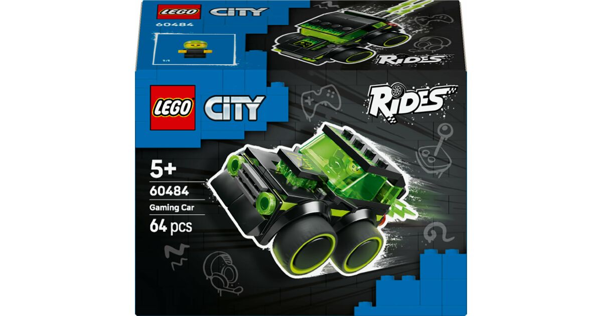 LEGO® City Wheels - Mașină de curse pentru jocuri 60484 | Pepita.com