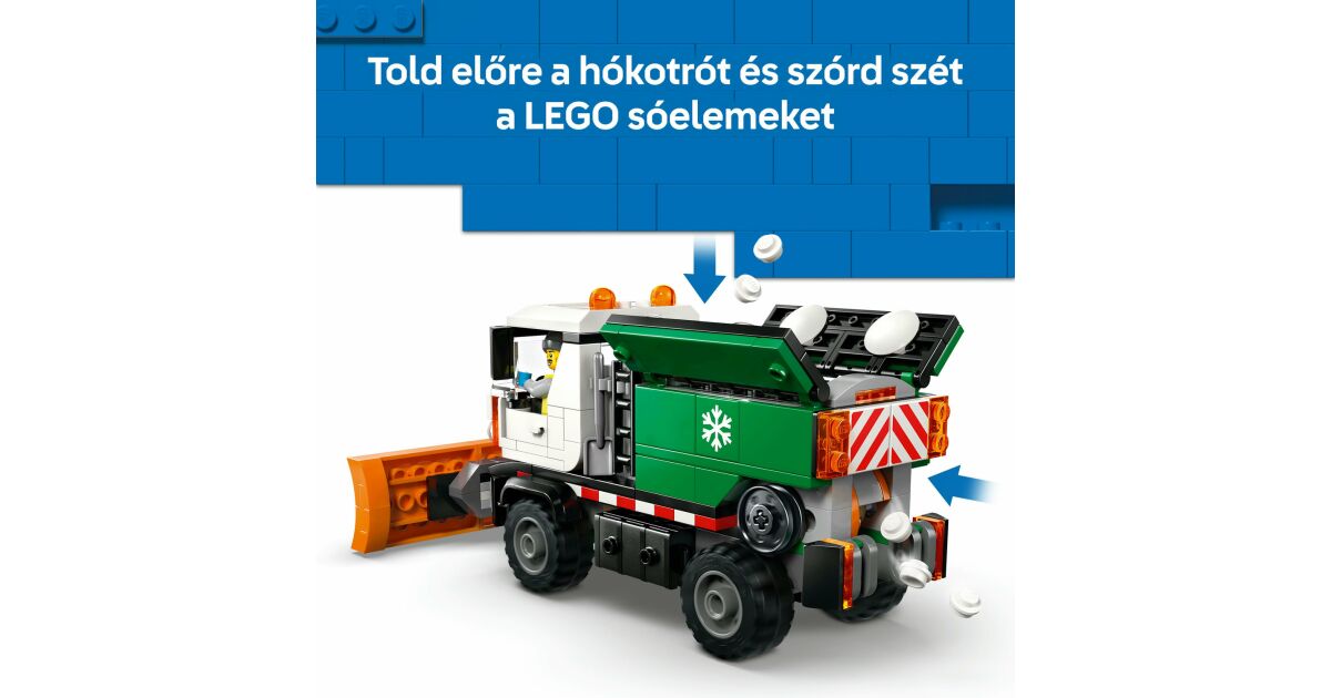 LEGO® City Snowplow 60490 | Pepita.com