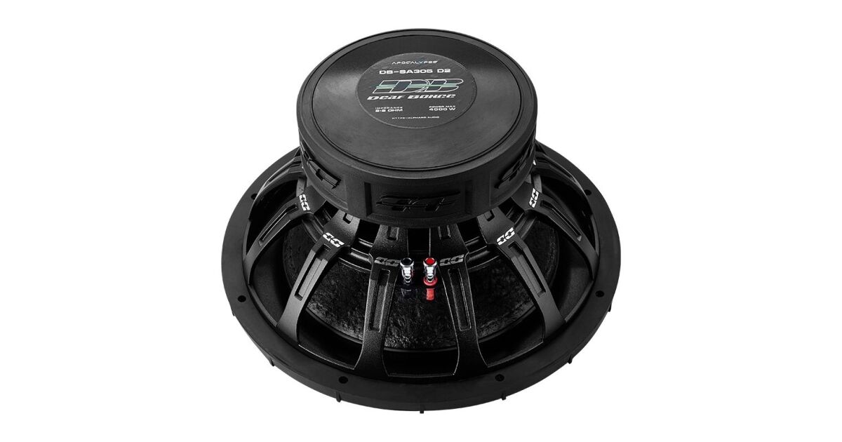 Subwoofer Auto Deaf Bonce Apocalypse DB-SA305 D2, 380mm, 2000W RMS ...