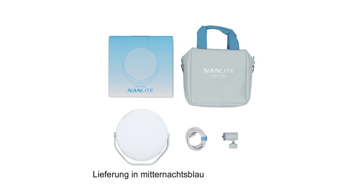 Nanlite 9742754 miro 30C RGBW LED Stúdió lámpa 2700K-7500K / 30 Watt ...
