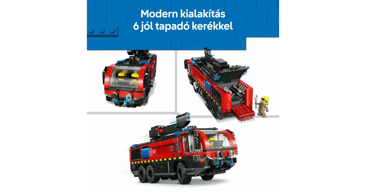 LEGO® City Repülőtéri tűzoltóautó 60499 | Pepita.hu