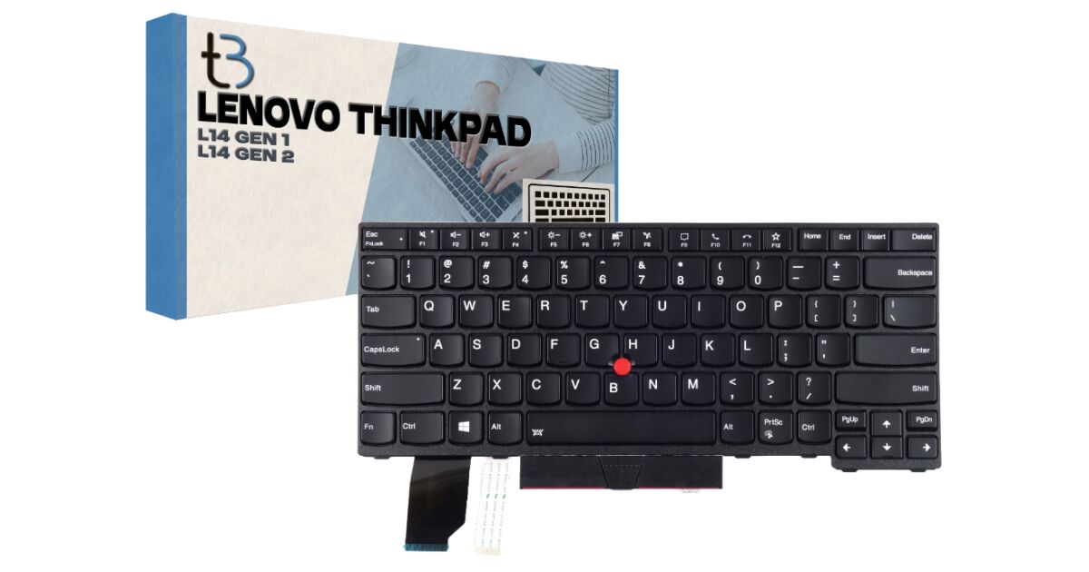Lenovo ThinkPad L14 Gen 1 Gen 2 Billentyűzet LED-es háttérvilágítással ...