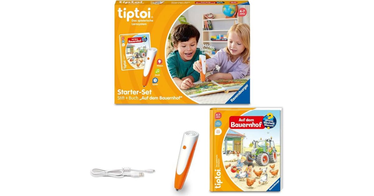 Ravensburger tiptoi Starter-Set 00114 – interaktív német tanulórendszer ...