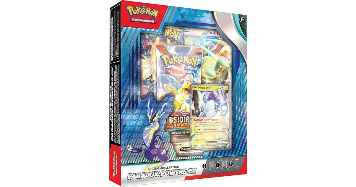 Pokémon Kártyajáték – Paradox Powers EX Special Kollekció, gyári ...