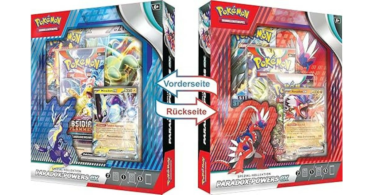 Pokémon Kártyajáték – Paradox Powers EX Special Kollekció, gyári ...