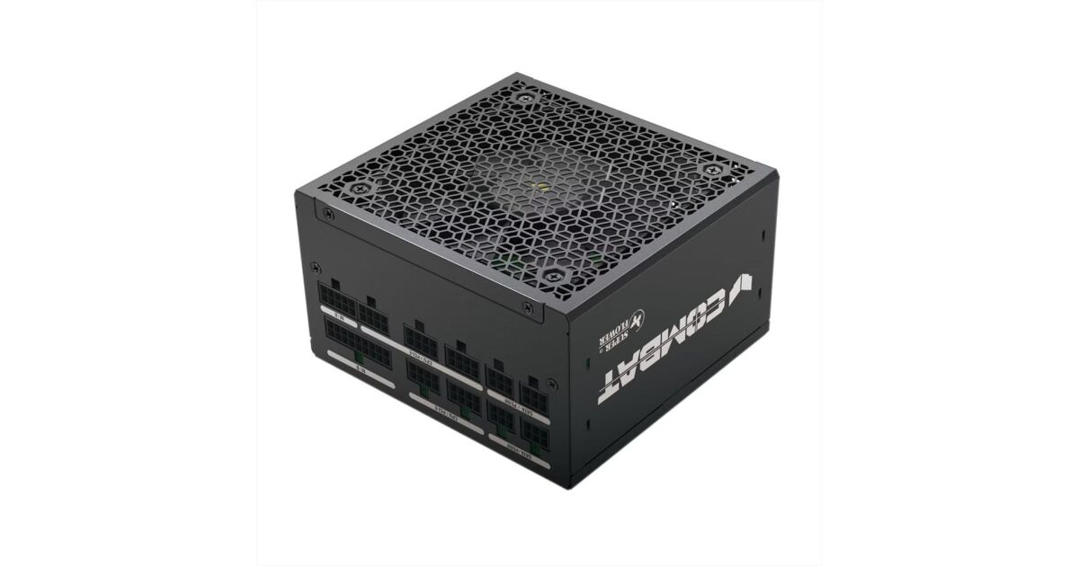 Super Flower Combat FG 850W ATX 3.1 teljesen moduláris tápegység, 80 ...