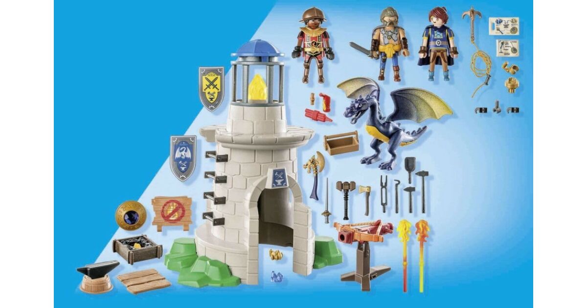 Playmobil - Novelmore Torony kovácsműhellyel és sárkánnyal | Pepita.hu
