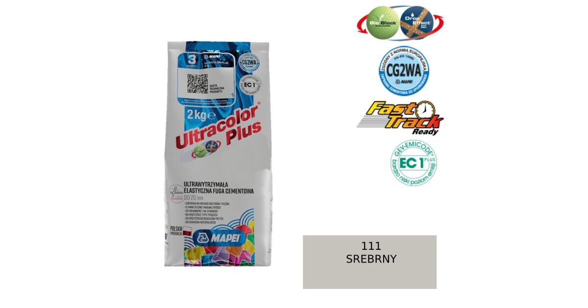 MAPEI ULTRACOLOR PLUS FUGA - 111 ezüst 2kg | Pepita.hu