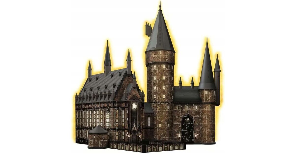 Ravensburger 3D Puzzle Roxfort kastély 540 darabos Harry Potter Roxfort ...