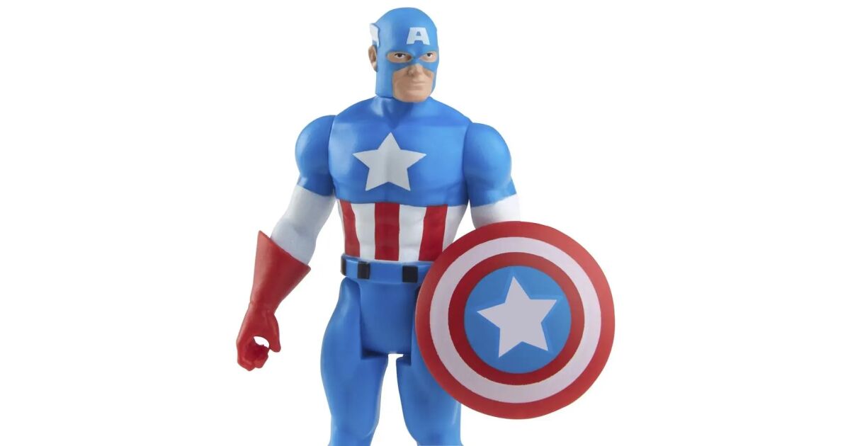 Marvel legendák Amerika Kapitány retró figura 10 cm | Pepita.hu