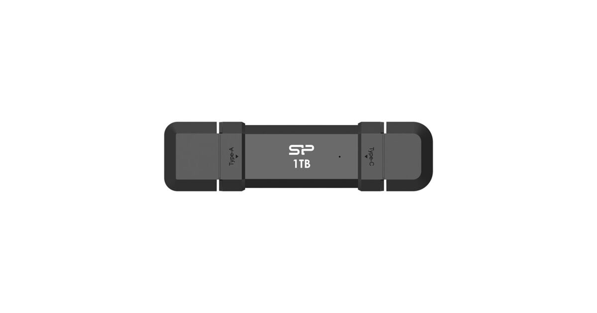 Silicon Power DS72 1 TB USB-A USB-C fekete SSD | Pepita.hu