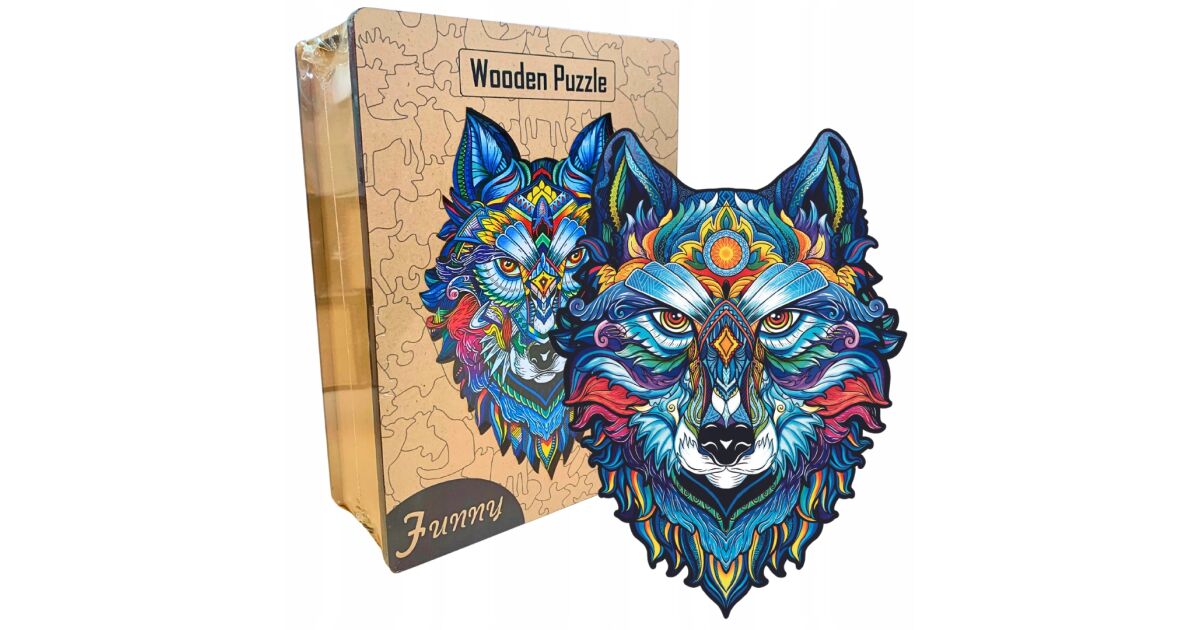 Fa Oktatási Puzzle A3 Színes Farkas Gyermekeknek és Felnőtteknek 240 db ...