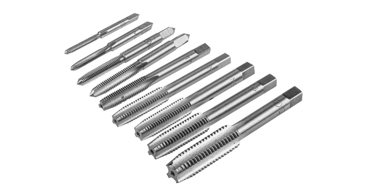 Filiere i tarozi M3-M12, un set de 20 buc | Pepita.com