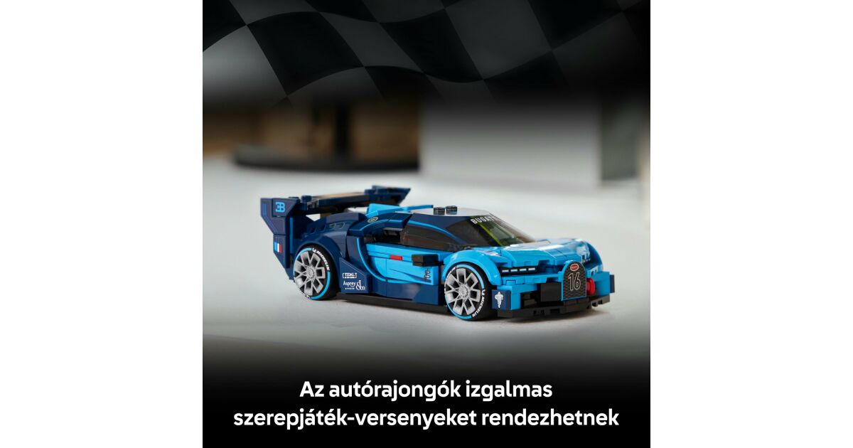 LEGO® Speed Champions Bugatti Vision GT Hypersportwagen 77253 | Pepita.com