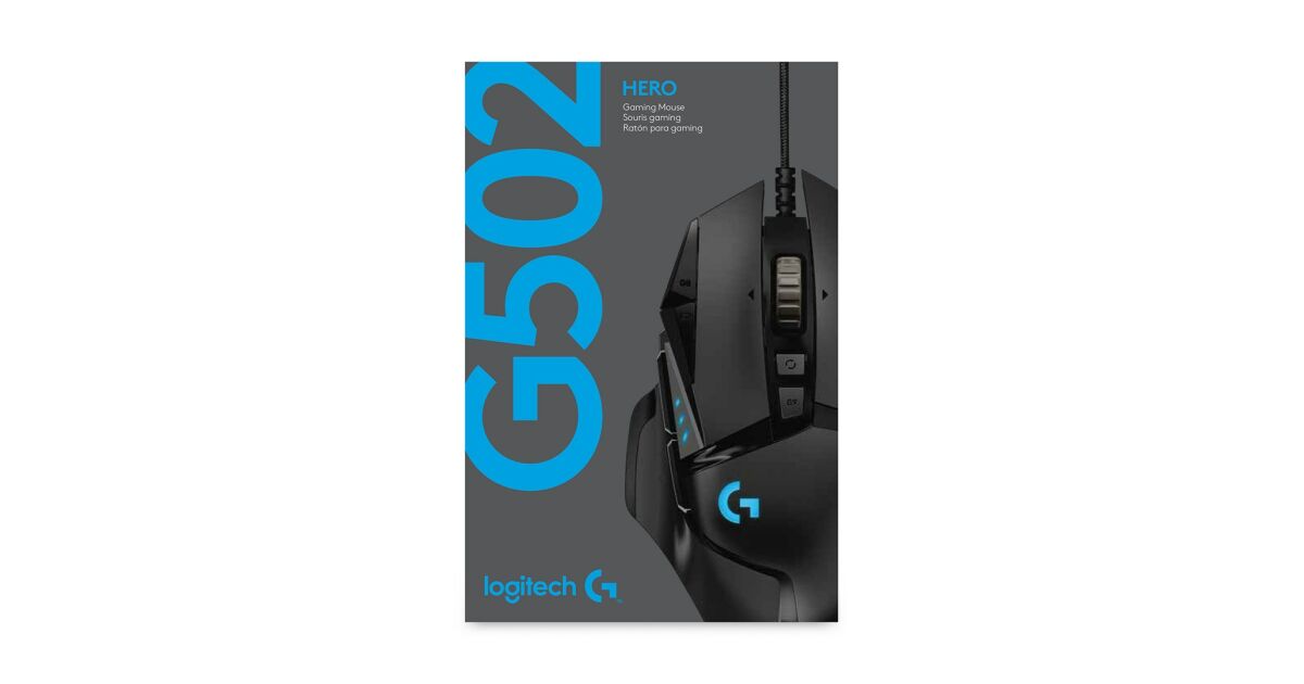 Logitech G502 Gaming HERO EU Egér Fekete (910-005471) | Pepita.hu