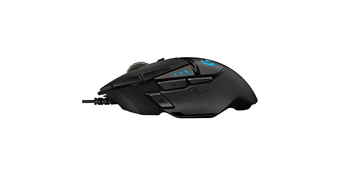 Logitech G502 Gaming HERO EU Egér Fekete (910-005471) | Pepita.hu