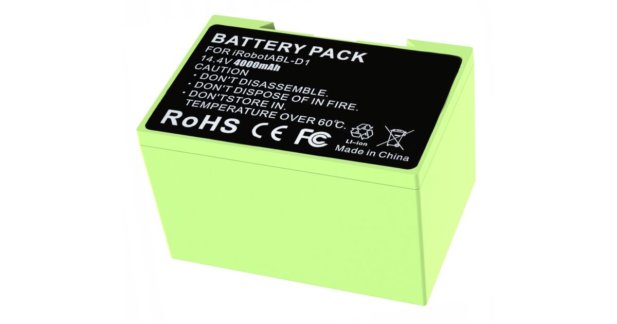 Akkumulátor iRobot Roomba i7 i7+ i3 i3+ i4 i4+ 14.4V 4000 mAh-hoz ...