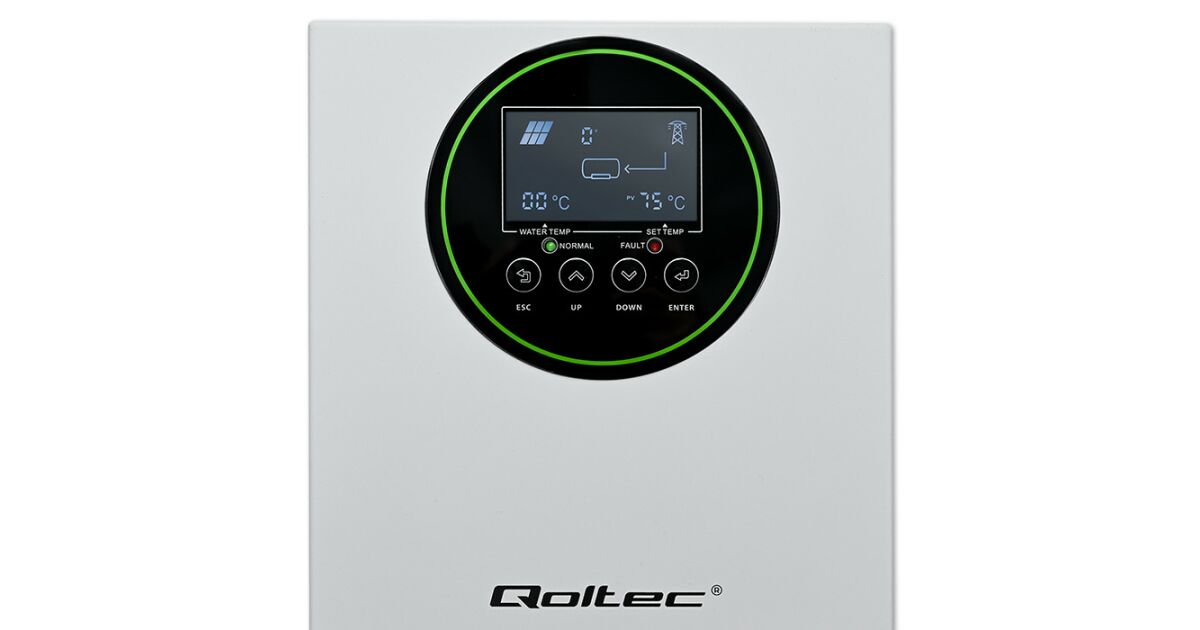 Qoltec Inverteres napelemes vízmelegítő átalakító ECO Solar Boost ...