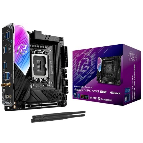 ASROCK B860i Lightning WiFi mini-ITX LGA1851 DDR5 alaplap | Pepita.hu