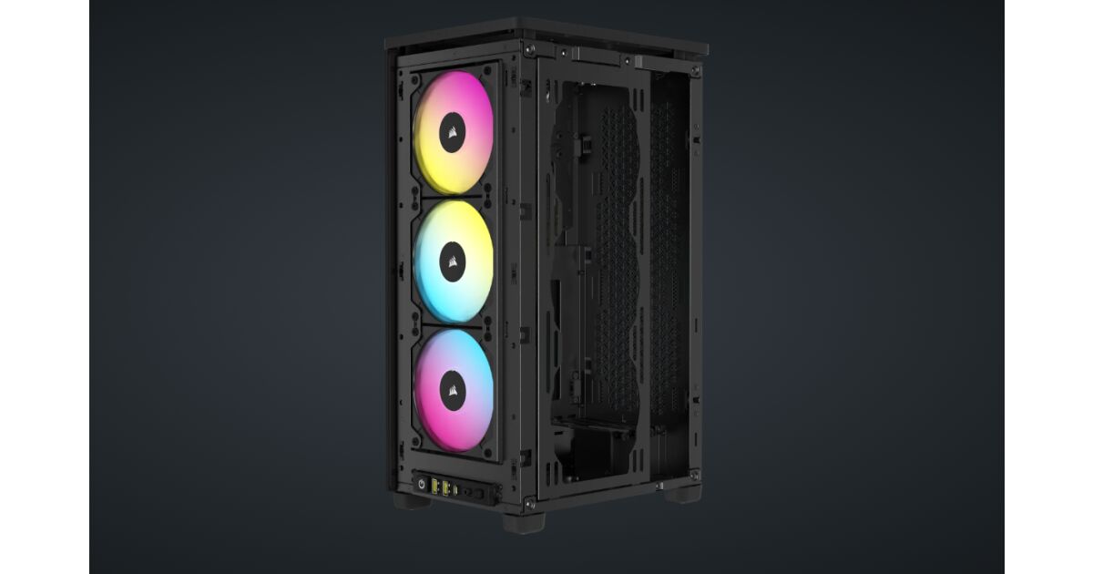 CR iCUE 2000D AIRFLOW RGB MINI-ITX BK | Pepita.com