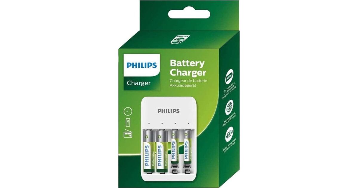 ELEM TÖLTŐ AA/AAA 2db AAA 700mAh és 2db AA 1300mAh (22192) | Pepita.hu